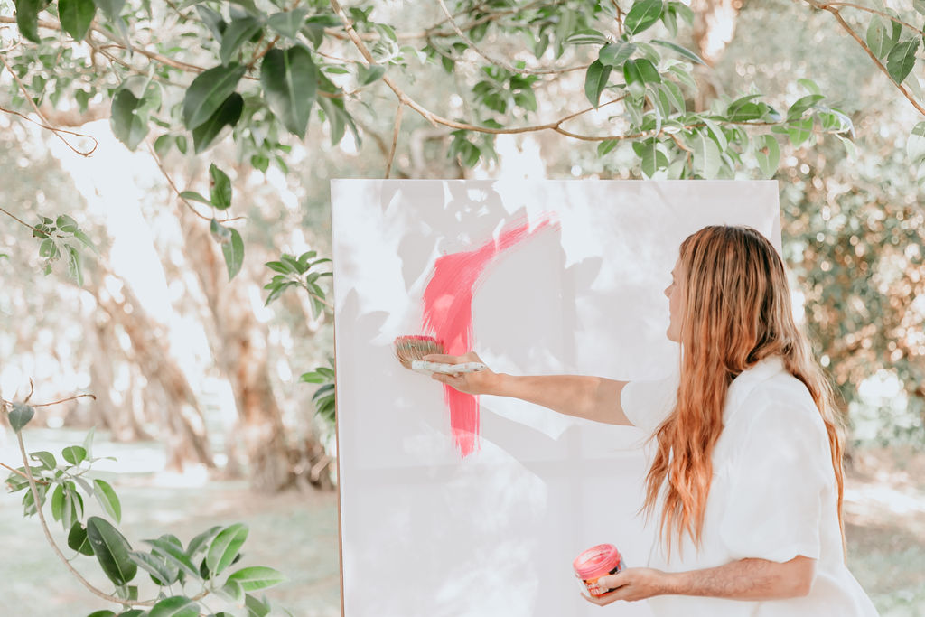 Live Wedding Painting Artist Brisbane | I Am Poppy