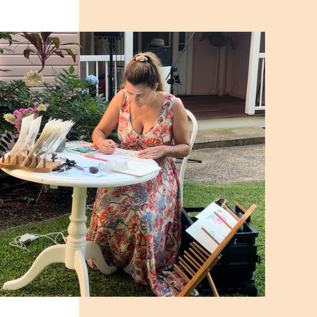Live Wedding Painting Artist Brisbane | I Am Poppy